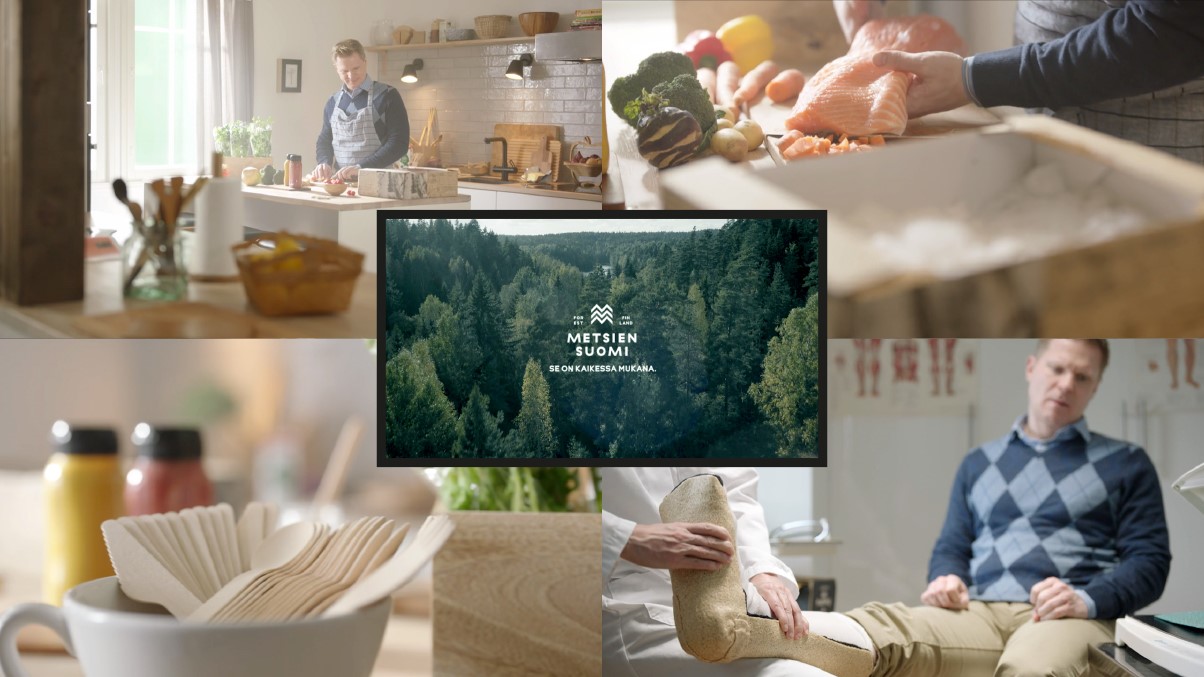 TV-mainokset viimeistelyä vaille valmiita - Metsien Suomi